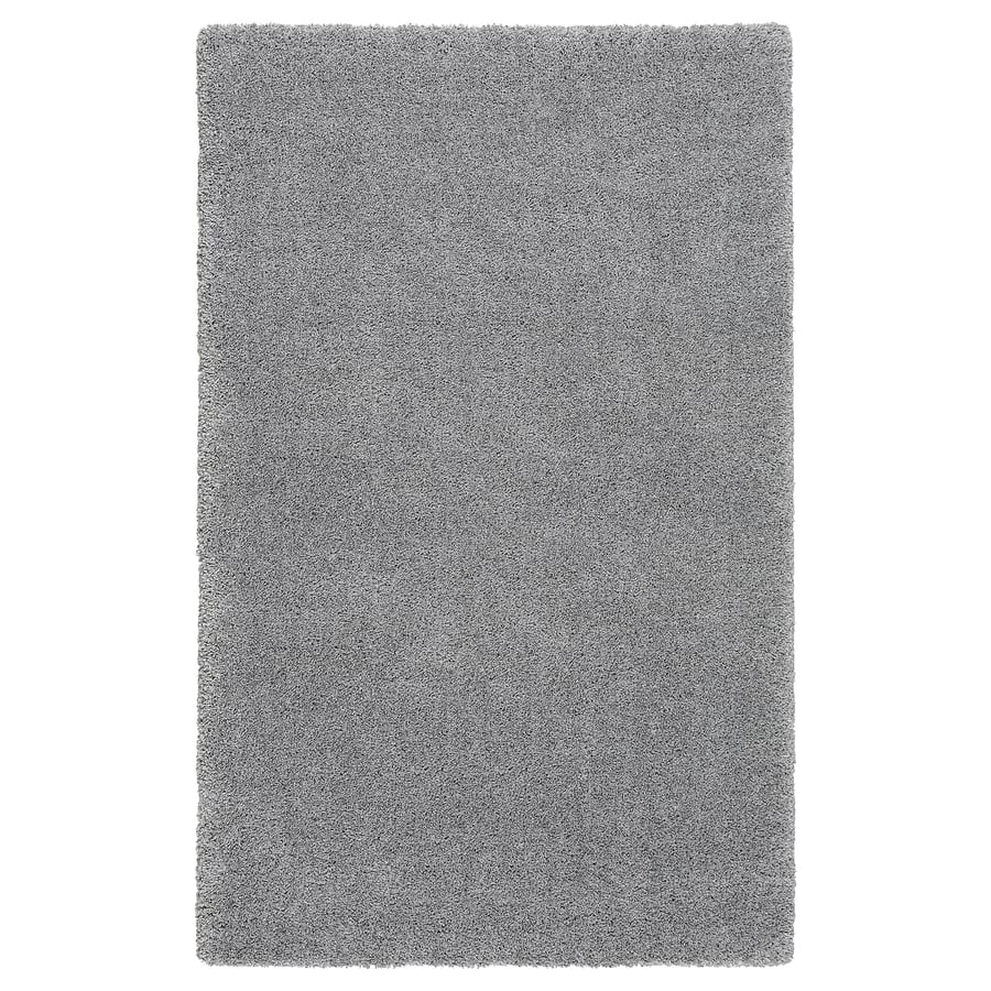 VOLLERSLEV rug, high pile, gray, 6'7"x9'10" - IKEA