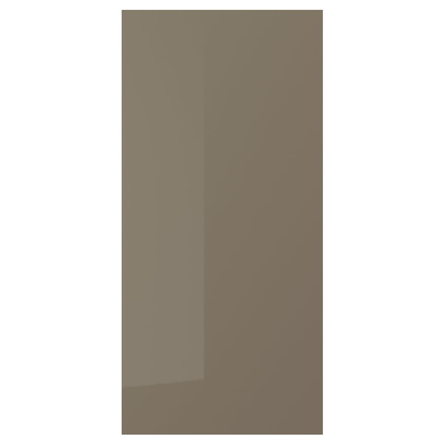 VOXTORP cover panel, high gloss dark gray-brown, 15x321/2" - IKEA