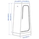 VUKU wardrobe, white, 291/8x201/8x585/8" - IKEA