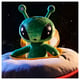 AFTONSPARV peluche, alien/verde, 13" - IKEA
