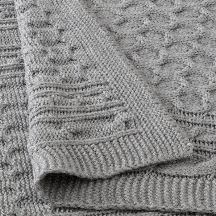 DÅRÖRT cobija, gris, 51x67" - IKEA