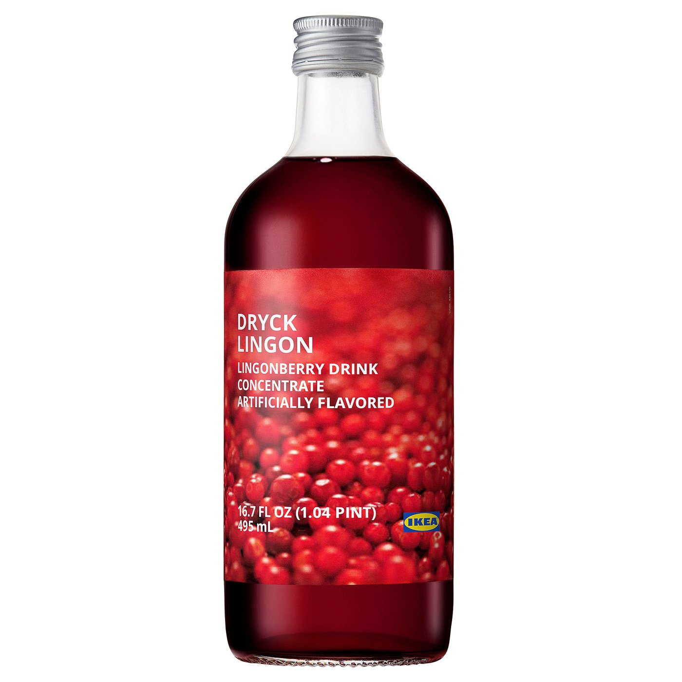 DRYCK LINGON jarabe de arándanos rojos, 17 oz - IKEA