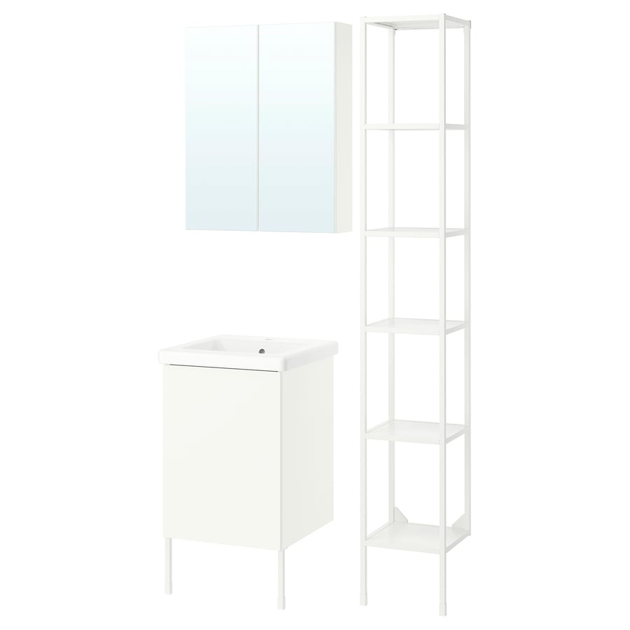 ENHET baño, blanco, 18" - IKEA