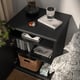 FÅGELFJÄLLET mesita de noche, negro efecto de roble, 201/2x181/8x26" - IKEA