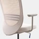 FLINTAN silla de trabajo con reposabrazos, beige - IKEA