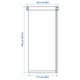 FRIDANS persiana enrollable opaca, blanco, 30x76 ¾" - IKEA