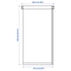 FRIDANS persiana enrollable opaca, blanco, 34x76 ¾" - IKEA