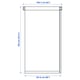 FRIDANS persiana enrollable opaca, blanco, 42x76 ¾" - IKEA