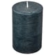FRUKTSKOG vela grande perfumada, vetiver+geranio/negro-turquesa, 30 hr ...