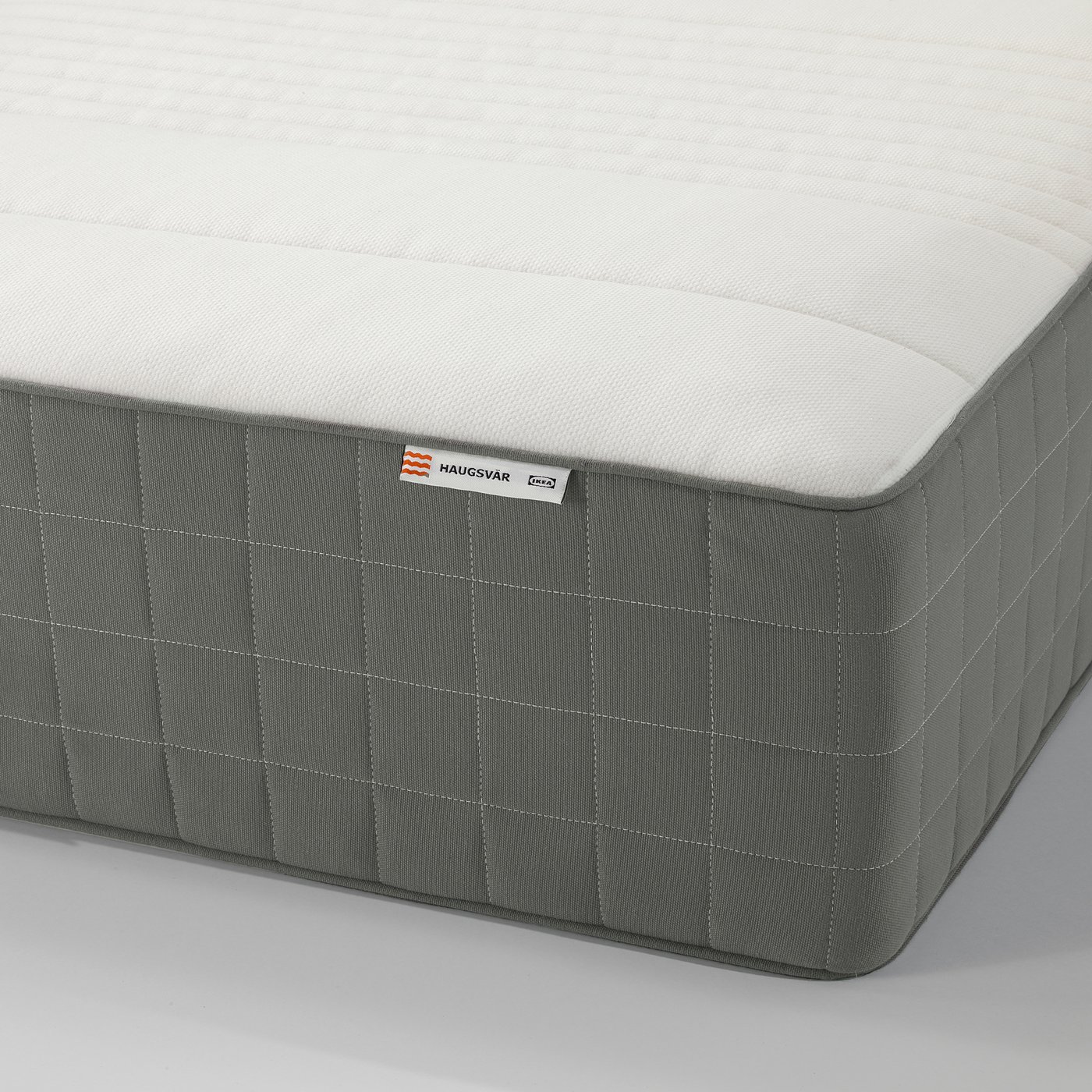 HAUGSVÄR colchón híbrido, firme/gris oscuro, Tamaño queen - IKEA