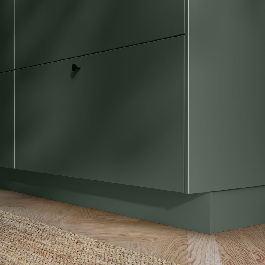 HAVSTORP plinto, verde oscuro, 84x41/2" - IKEA