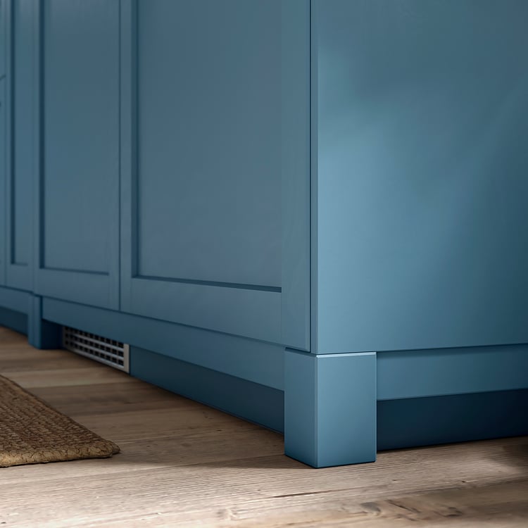 LERHYTTAN pata de esquina plinto decorativo, azul, 41/4"2 paq - IKEA