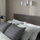 MALM base de cama alta, marrón oscuro chapa/Luröy, Tamaño King - IKEA