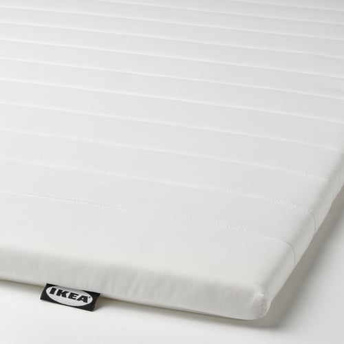 NÄSFJÄLLET topper de colchón, blanco, Tamaño queen - IKEA