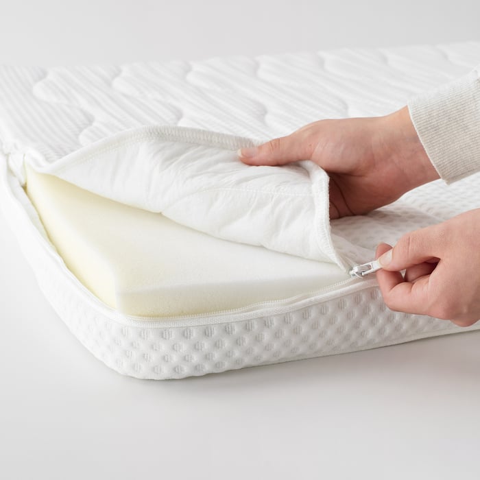 NORRSELE topper de colchón, blanco, Tamaño full - IKEA