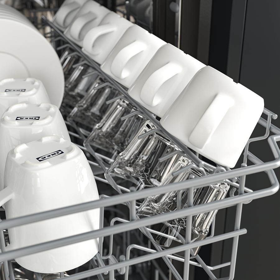 RANSBERG lavaplatos integrado, apto para panel, 18" - IKEA