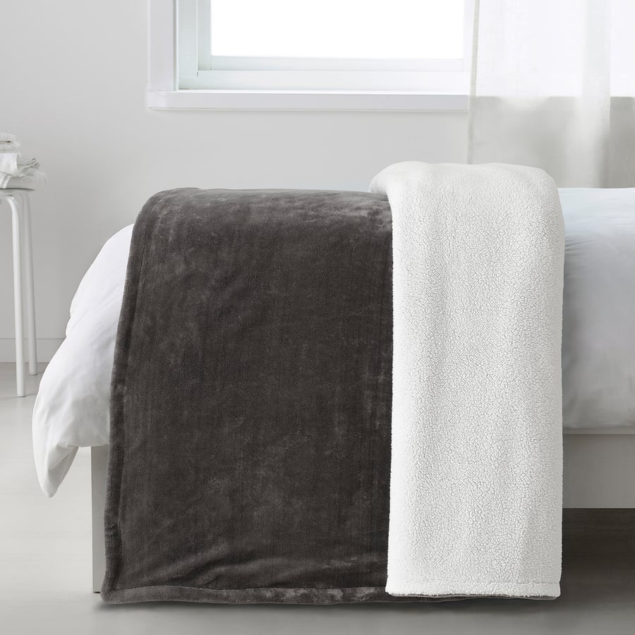 REVSUGA cobija, gris, Tamaño full/queen - IKEA