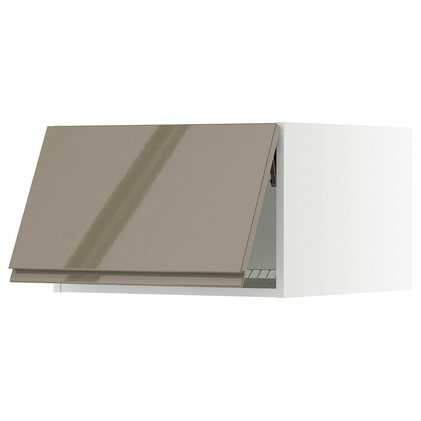 SEKTION gabinete sup refri/cong+aprt prsn, blanco/Voxtorp marrón ...