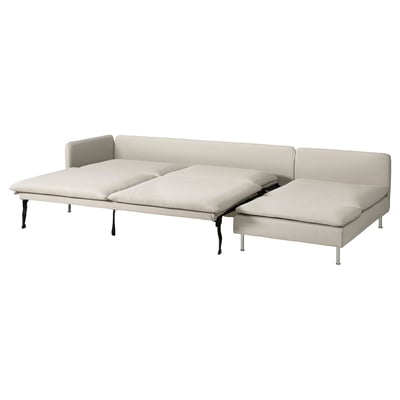 SÖDERHAMN sofá cama de 4 plazas, +chaise longue con extremo abierto ...