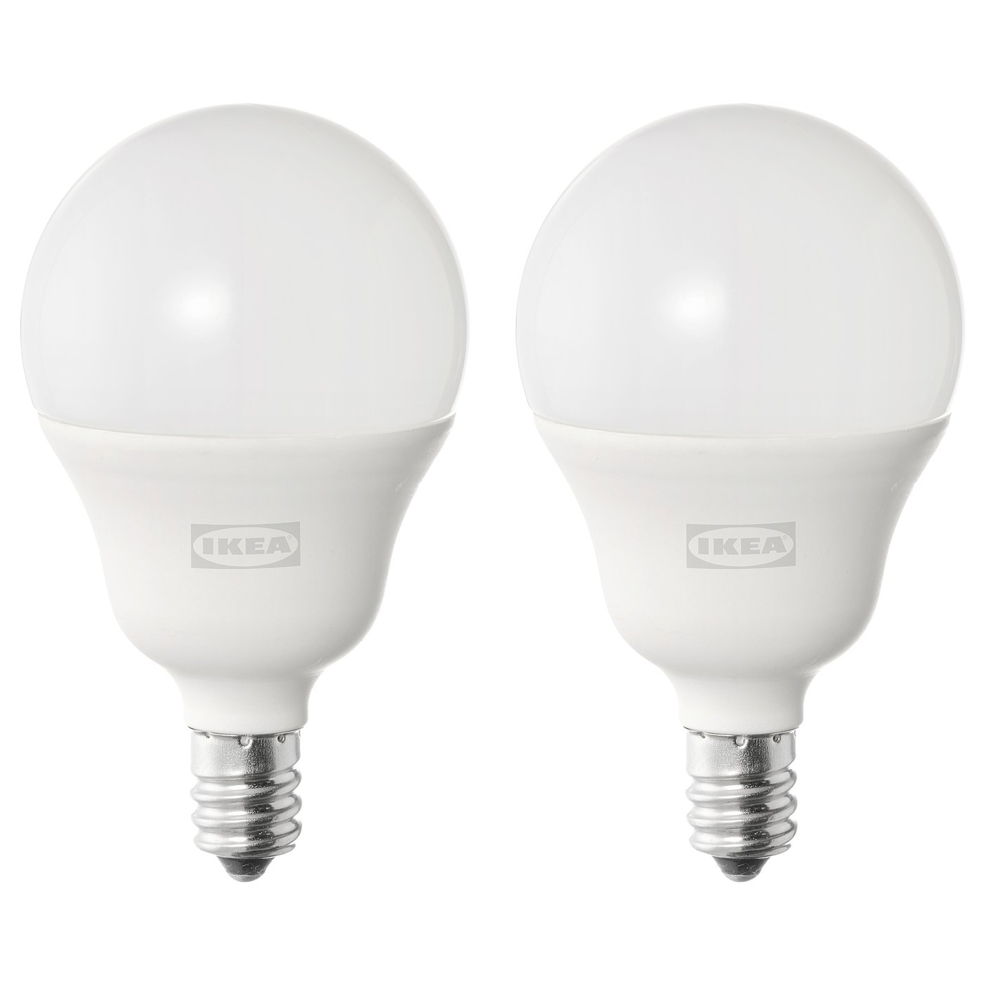 SOLHETTA bombilla LED E12 450 lúmenes, globo ópalo, 5000 K - IKEA