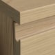 STORKLINTA gavetero de 2 cajones, efecto de roble, 195/8x187/8x207/8 ...