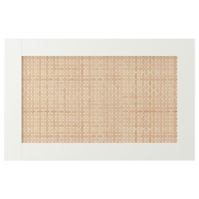 STUDSVIKEN puerta/frente de cajón, blanco/álamo negro, 231/2x15" - IKEA