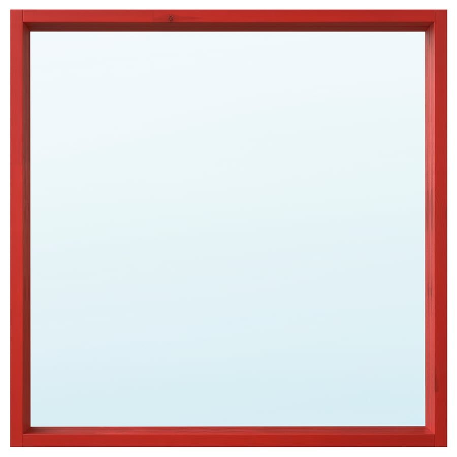 TURBOKASTANJ espejo, rojo, 291/2x291/2" - IKEA