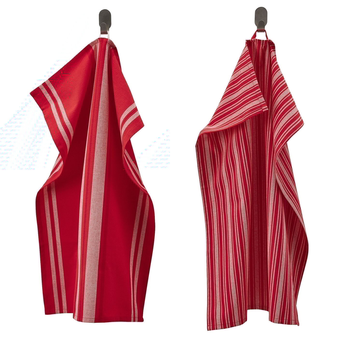 VINTERFINT paño de cocina, formas variadas rojo/blanco, 20x28" - IKEA