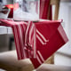 VINTERFINT paño de cocina, formas variadas rojo/blanco, 20x28" - IKEA