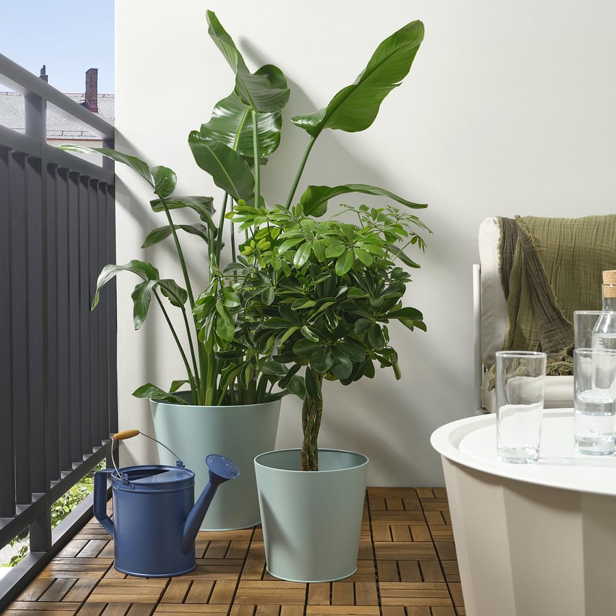 VITLÖK maceta, interior/exterior/turquesa, 9 ½" - IKEA